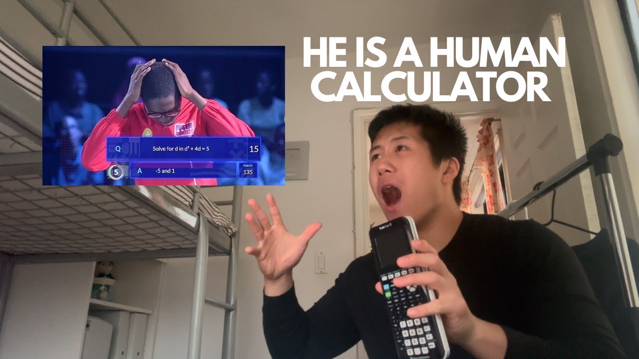 HE IS A HUMAN CALCULATOR!!! - YouTube