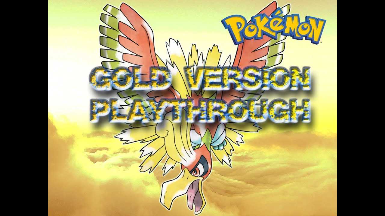 Pokémon Gold Version Playthrough - YouTube