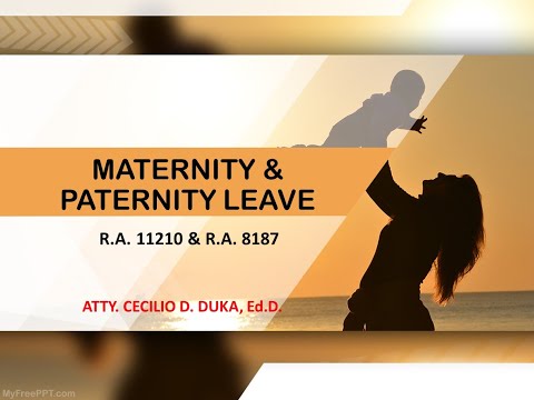 Maternity and Paternity Leave