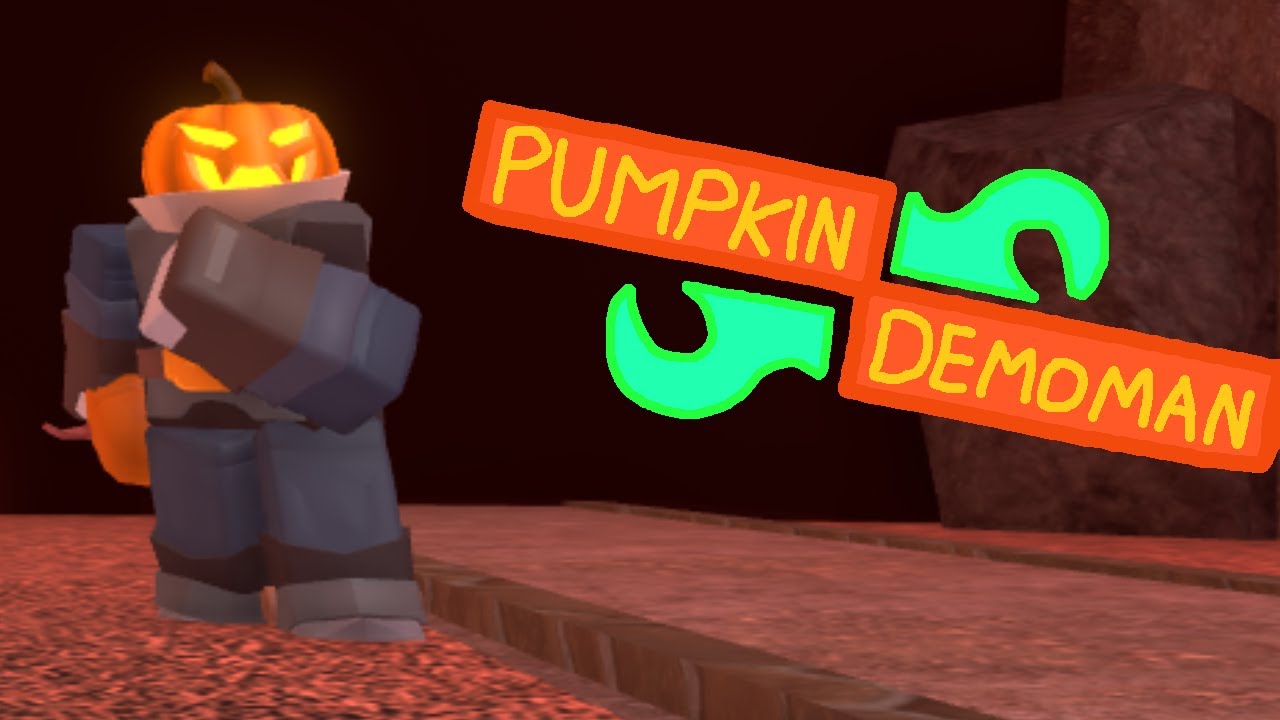 New Pumpkin Demoman Skin Showcase | Tower Defense Simulator TDS - YouTube