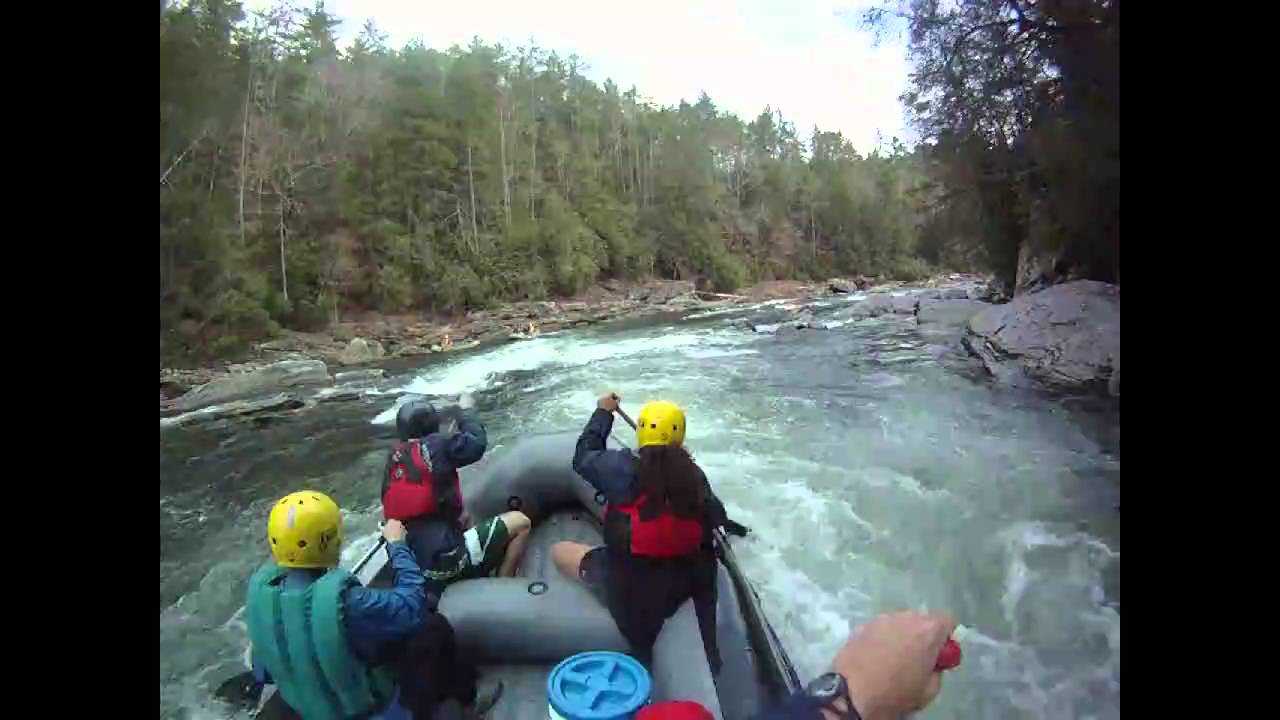 Chattooga River, Whitewater Raft Mayhem - YouTube