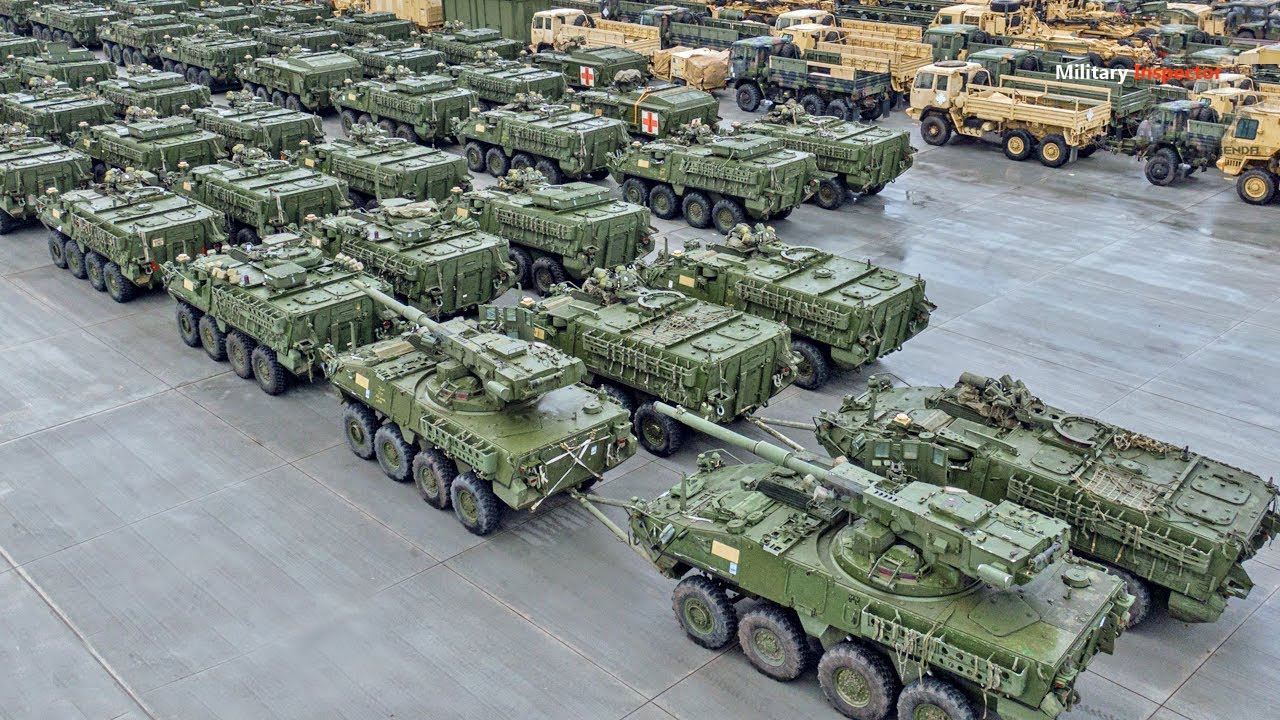 Ukraine War!! 90 US Stryker Combat Vehicles Arrive Germany and Hurry ...