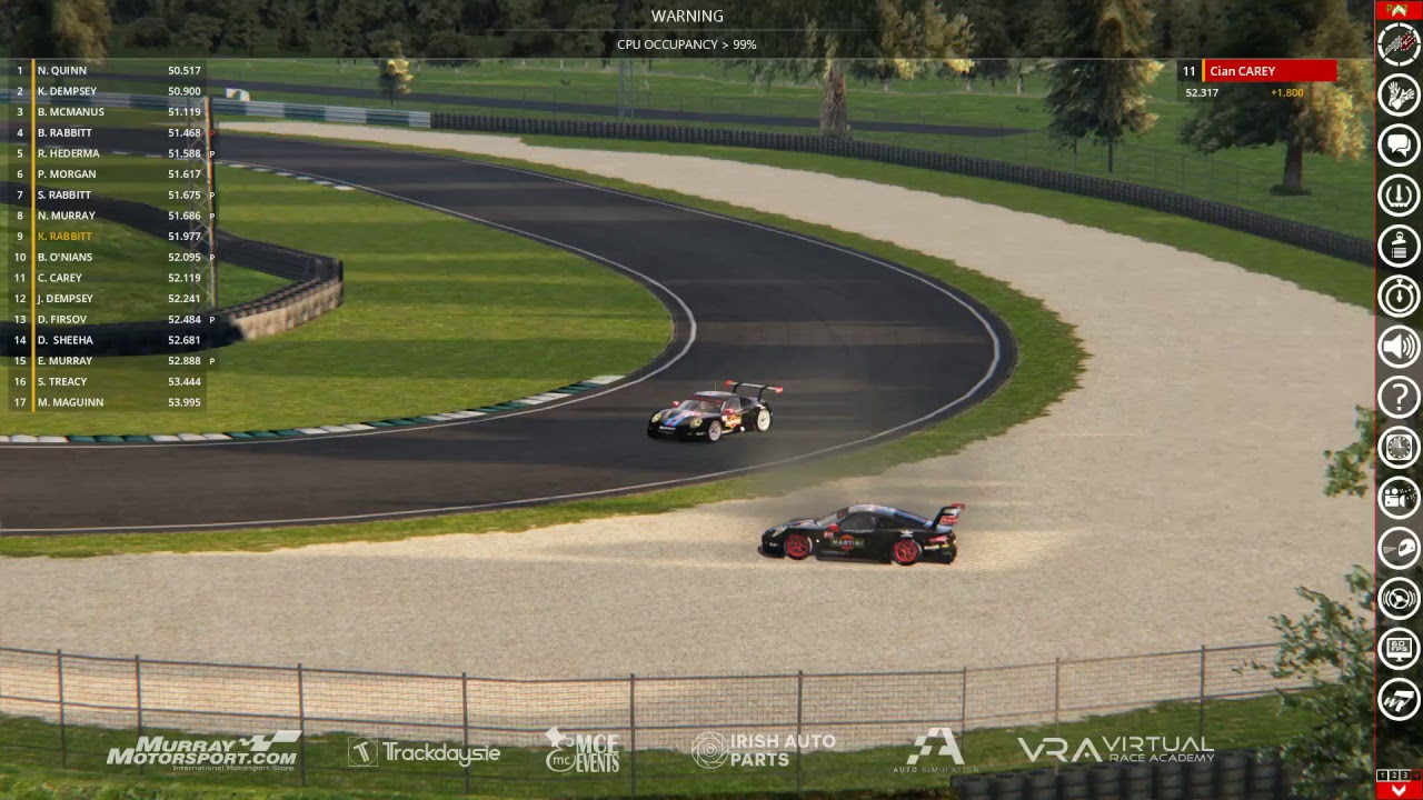 Virtual Race Academy test Live Stream test audio - YouTube