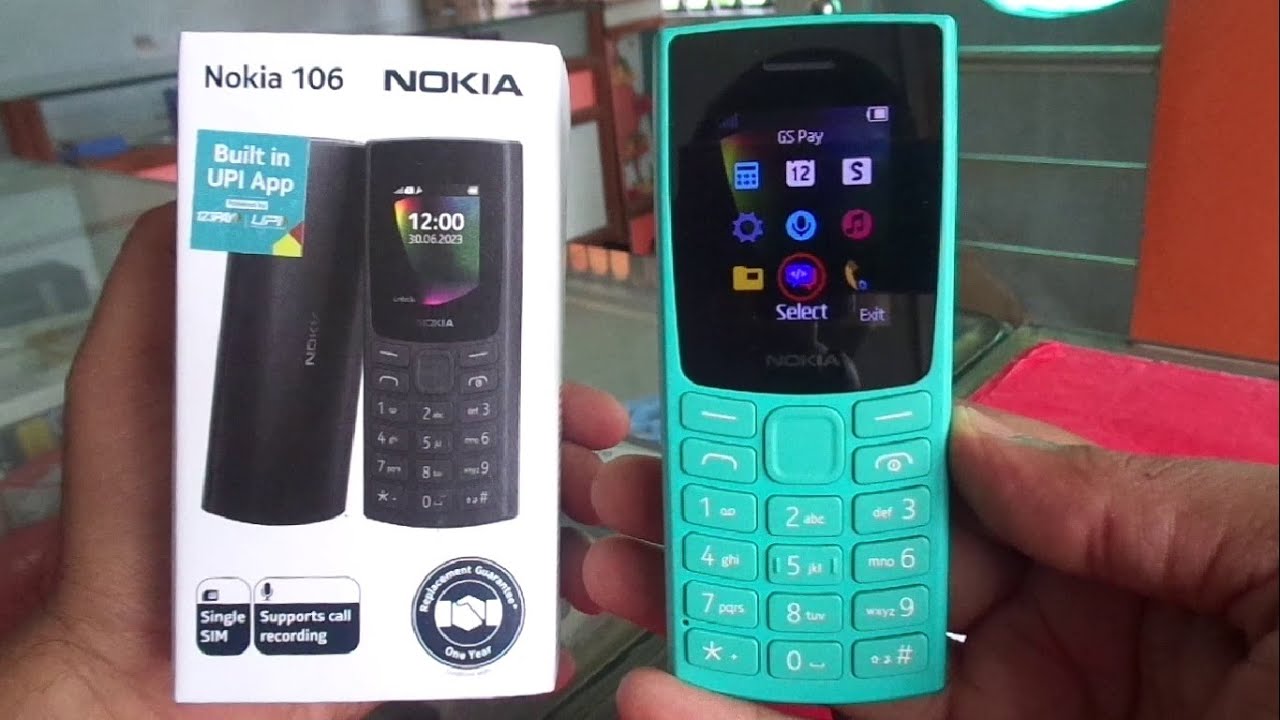 Nokia 106 Single Sim Keypad Phone With Built In Upi Payments App