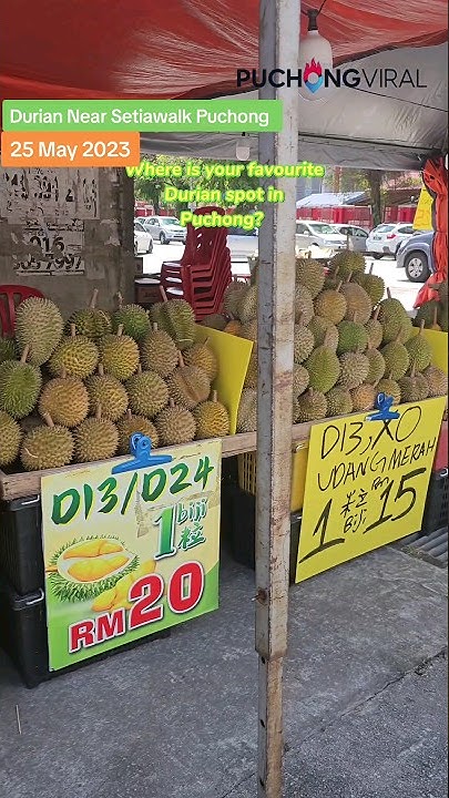 Durian Season is here! #puchong #foodie #durian #pusatbandarpuchong # ...