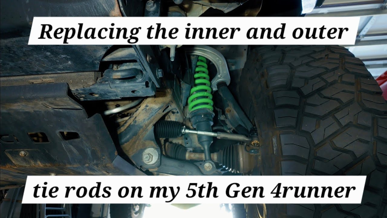 Replacing the inner and outer tie rods on my 5th Gen 4runner - YouTube