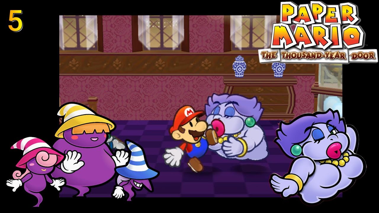 Paper Mario Thousand Year Door and Meeting Madame Flurrie and the ...