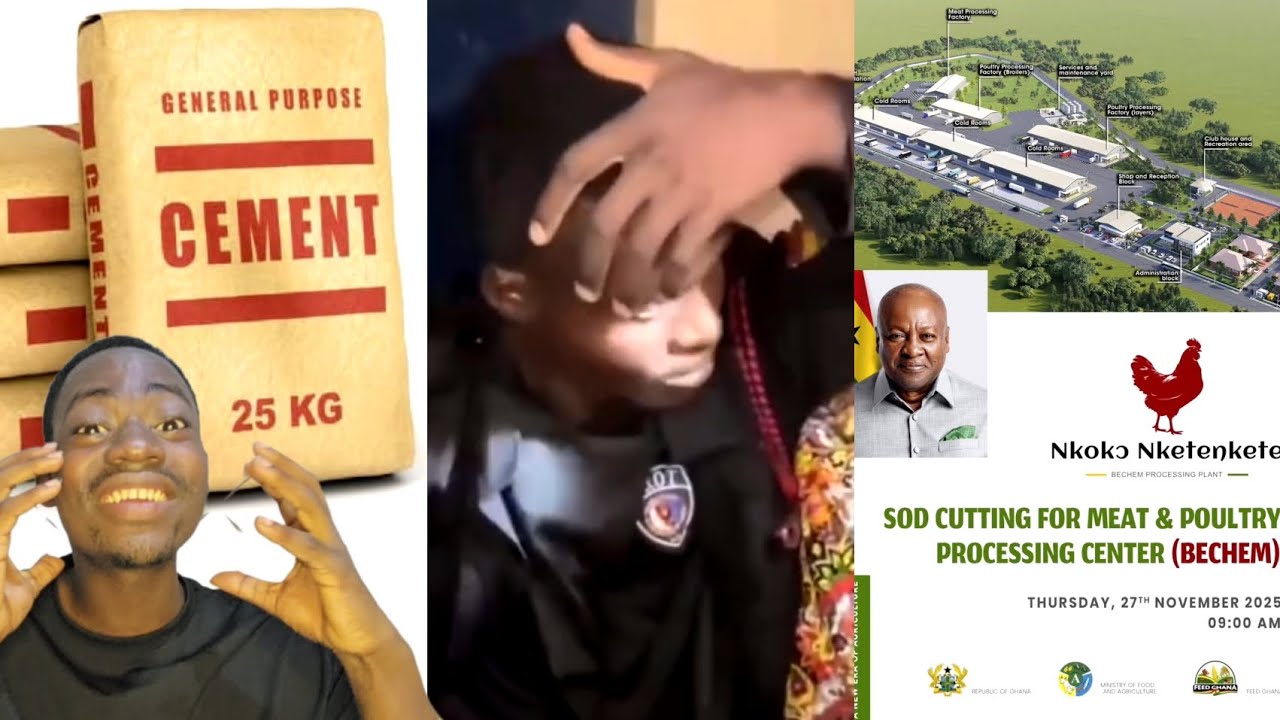 Aban papa Aba ️ Cement prices drop to Ghc85; Mahama to cut sod for ...