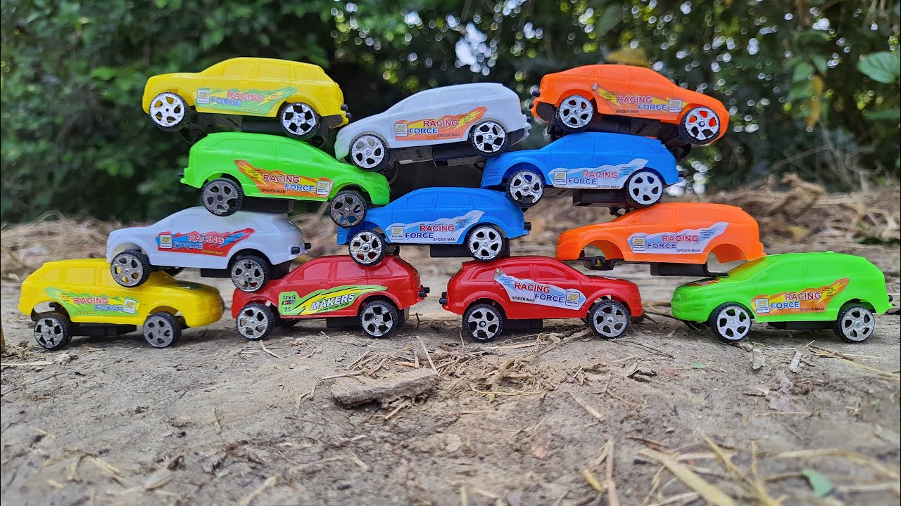 Find the Race Car | Learn color from cars | Toy Car | Find toy vehicles ...