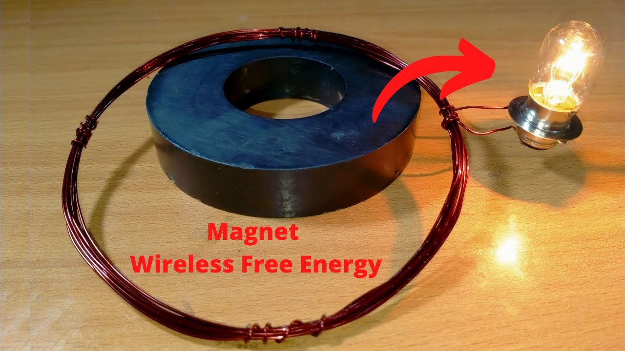 Wireless Magnet Free Energy Generator 100% Real 12v Free Energy From ...