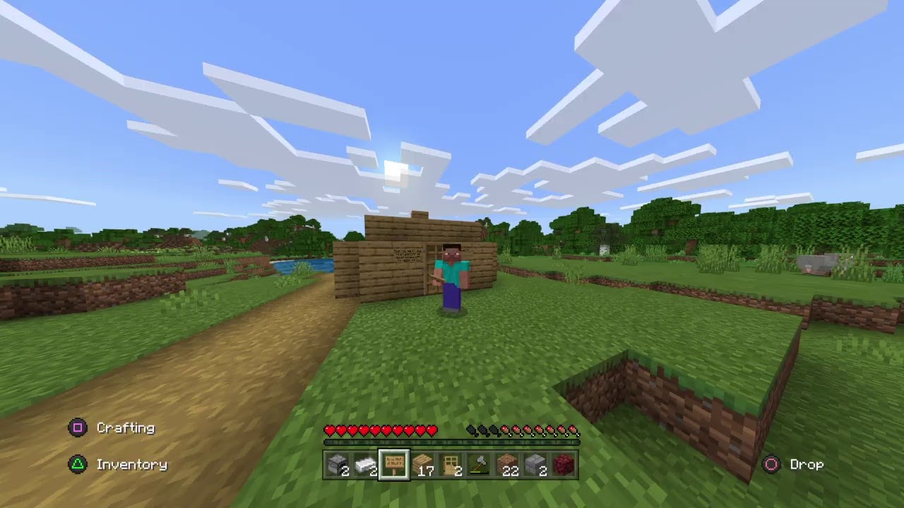 Minecraft ps4 Demo - tryin to beat the game before trial time runs out ...