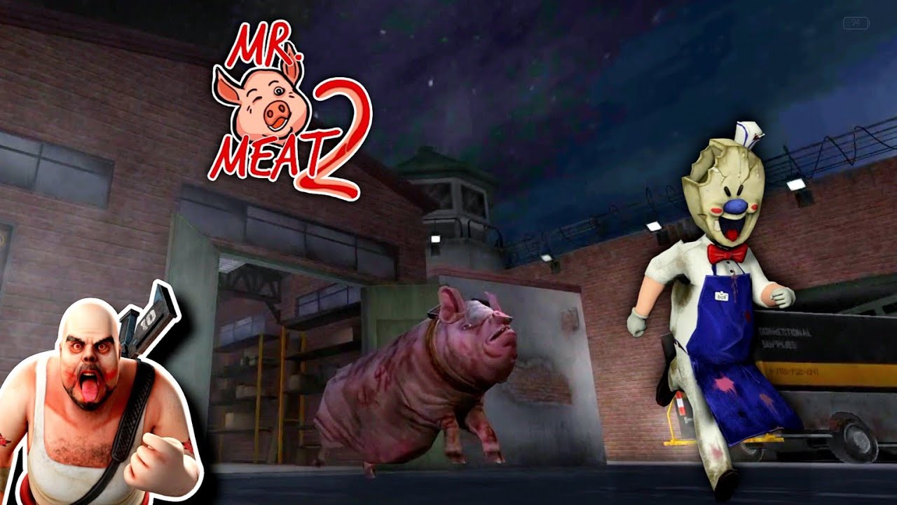 Mr Meat 2 Main Door Escape Ghost & Mr Meat is Rod - YouTube