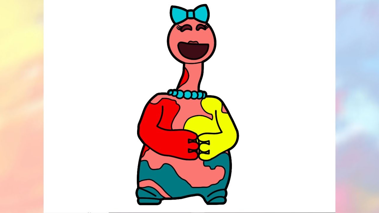 How to Draw and Coloring Dolly the Doughgirl / Poppy Playtime - YouTube