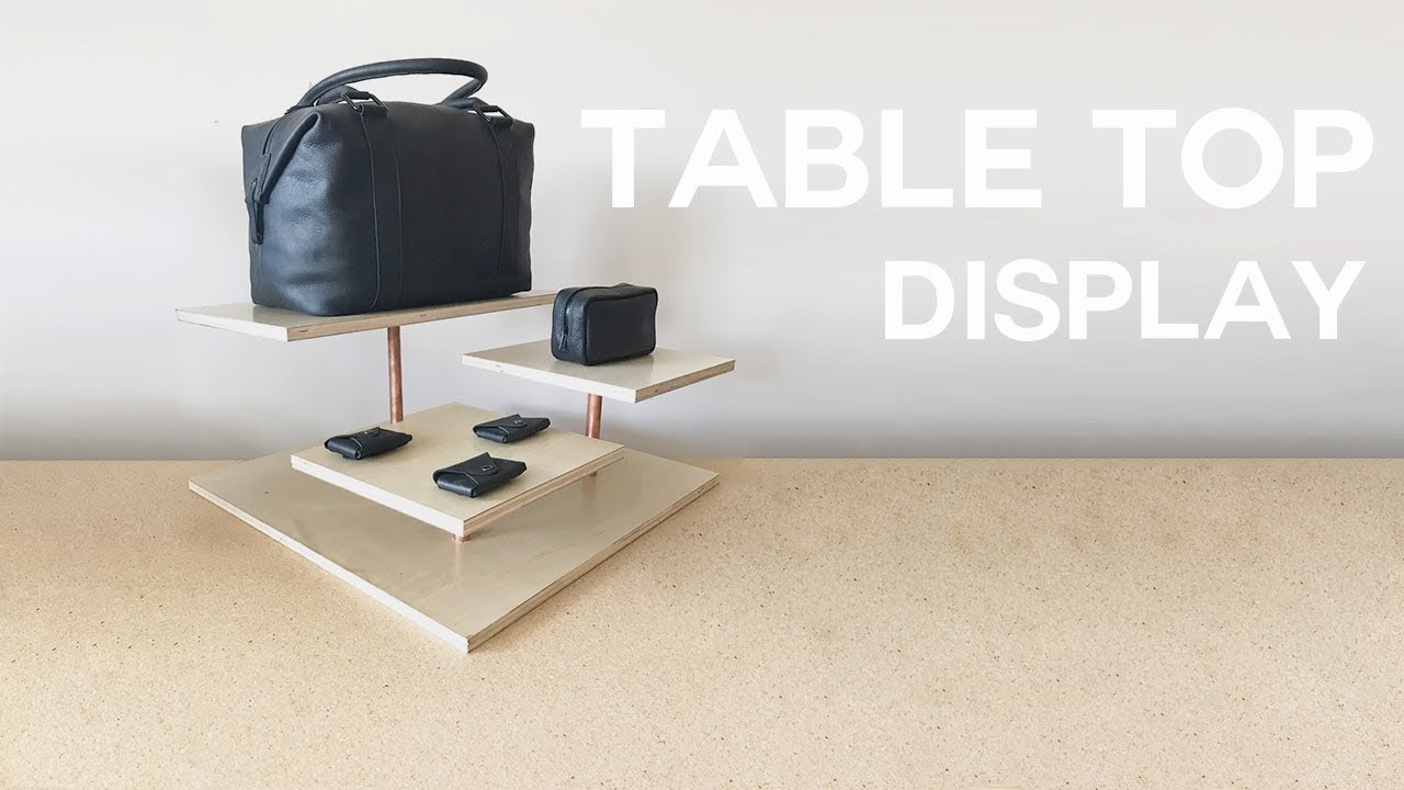 DIY Table Top Display - YouTube