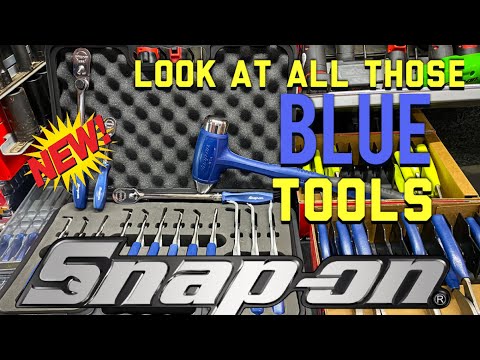 Snap On Blue Tools Are Here!! The FIRST LOOK! Check These Out! Tool Haul And Tool Talk!