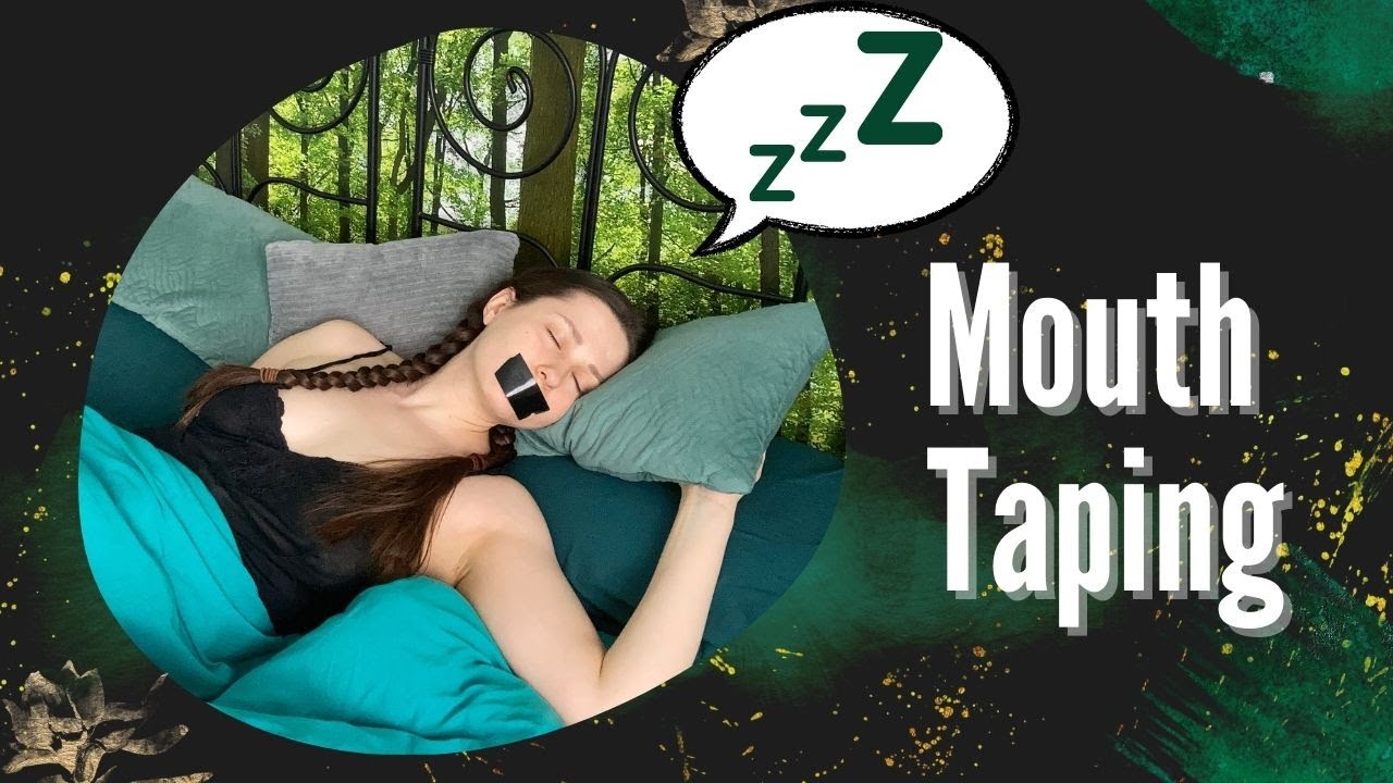 Taping my lips helped me to SLEEP BETTER? 💤 No way!? - YouTube
