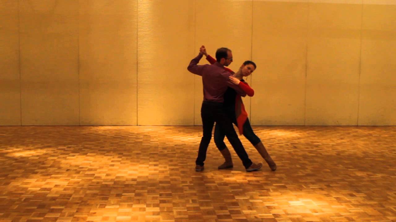 Tango - Tangoschrittlinksdrehung mit Valentino - YouTube