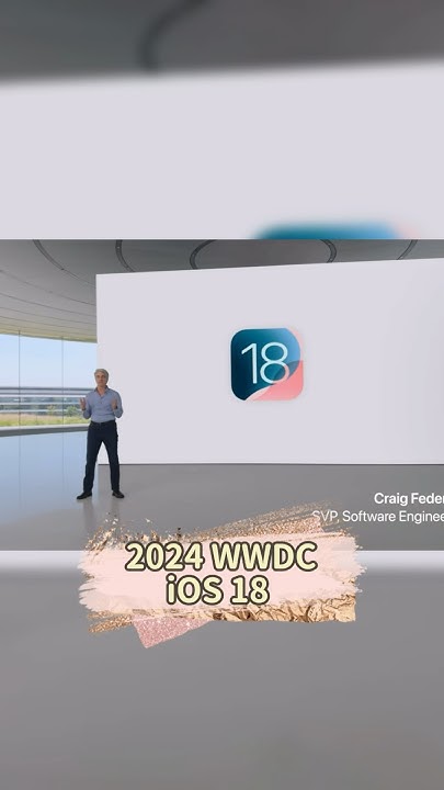 WWDC2024：iOS 18大改版！可自由調整App位置、隱藏App圖示及iPhone互相付款 #ios18 #applewwdc #shorts - YouTube