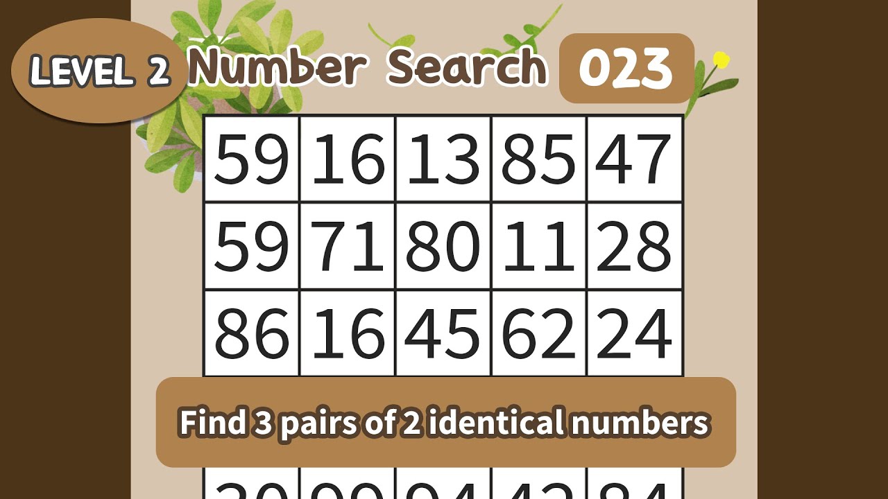 Don't Neglect Your Brain Health! Stop Dementia with Daily Number Games ...