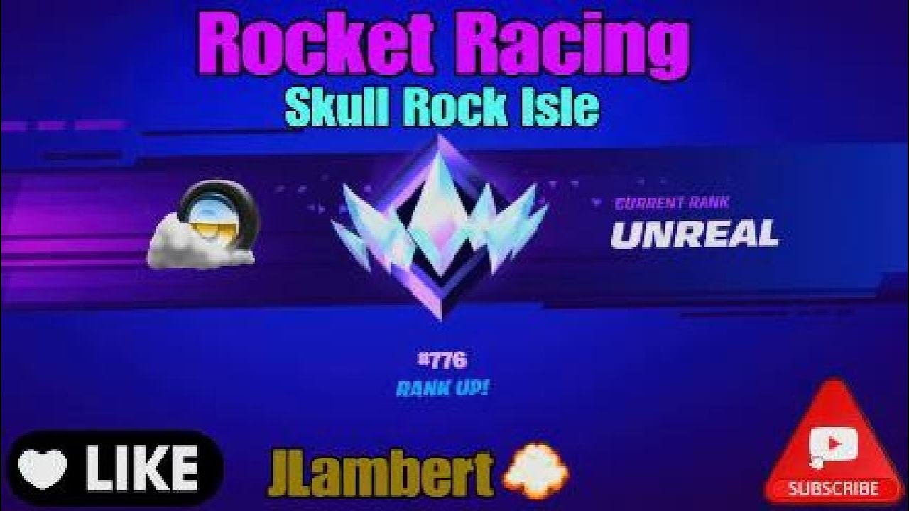 Fortnite Rocket Racing - Finally Hit Unreal - YouTube