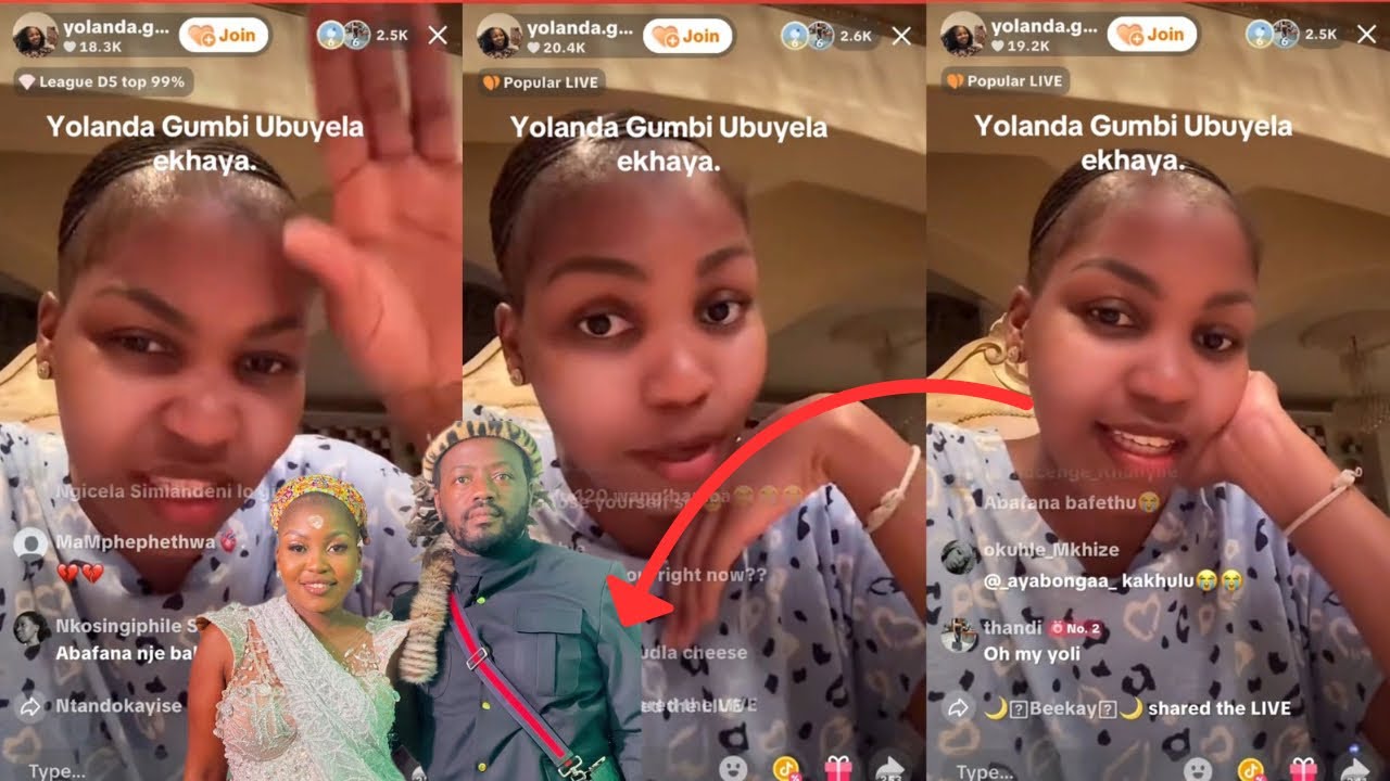 Yolanda Gumbi explaining why she left her marriage live | Mpilo ...