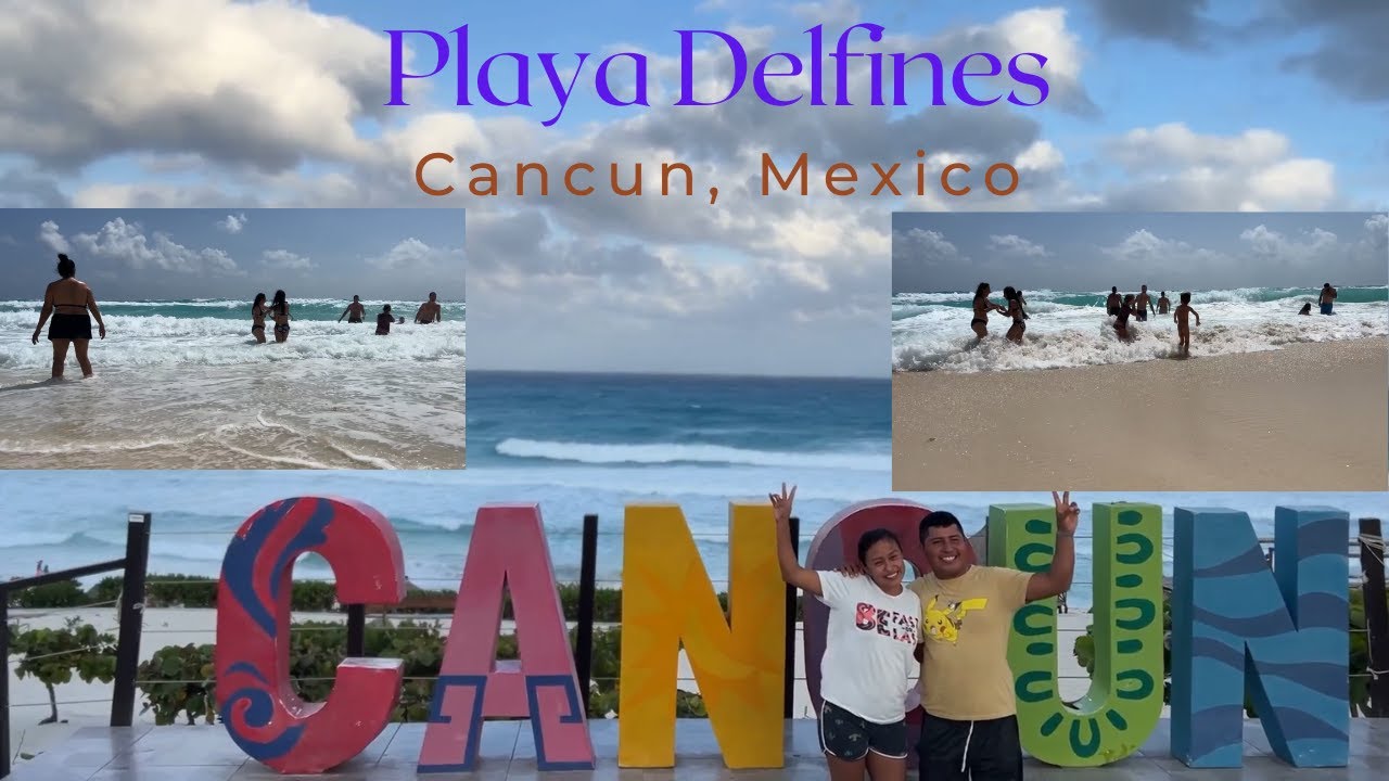 Stunning Playa Delfines Beach | Cancun, Mexico - YouTube