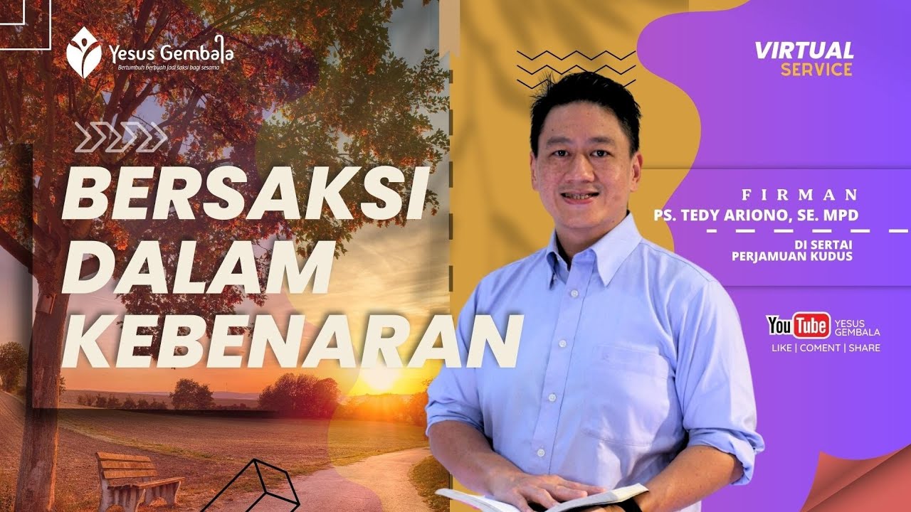 Bersaksi Dalam Kebenaran | Ibadah Live Hari Ini | Minggu 7 Mei 2023 ...