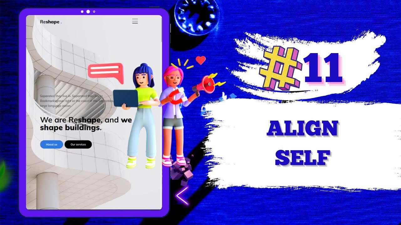 Flexbox Tutorial #11: Align Self | codingops - YouTube