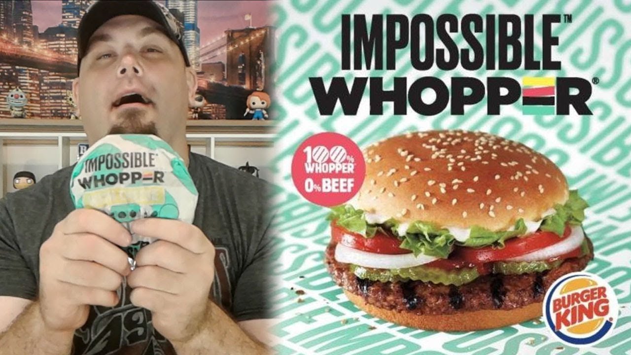Burger King Impossible Whopper Review - YouTube