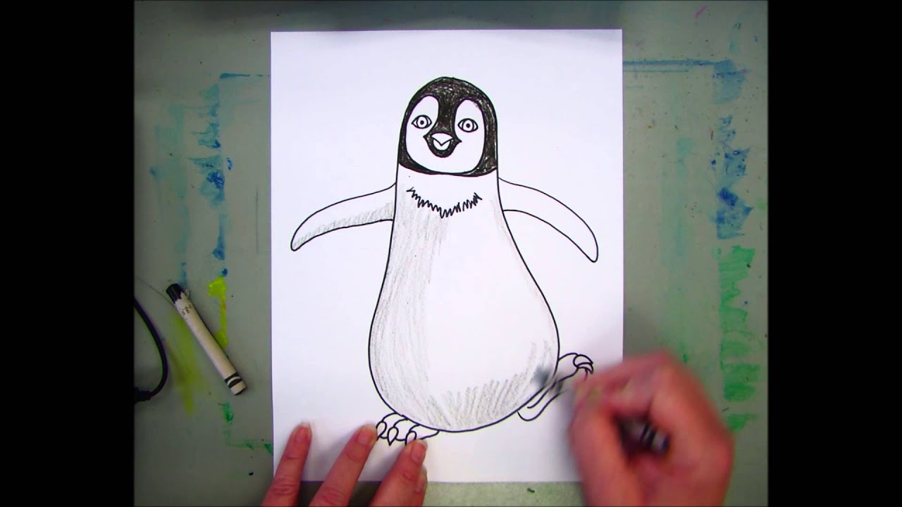 Penguin Feet Drawing