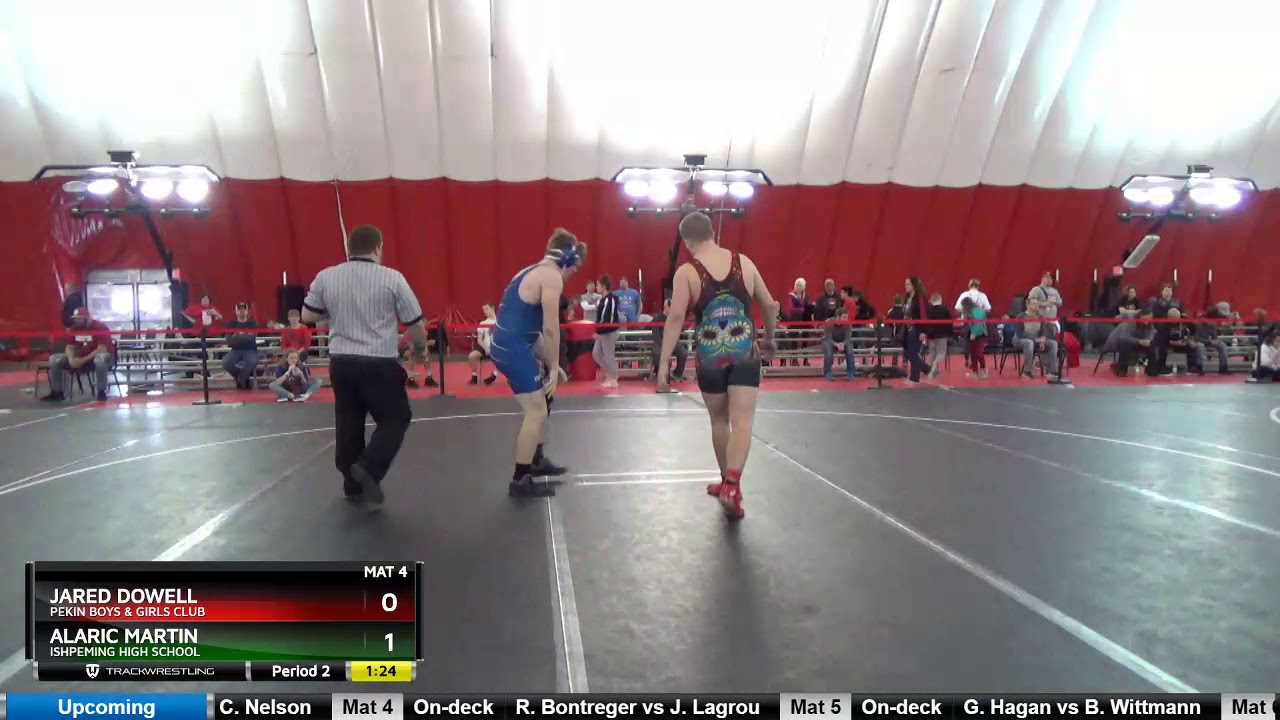 Juniors 195 Jared Dowell Pekin Boys - YouTube