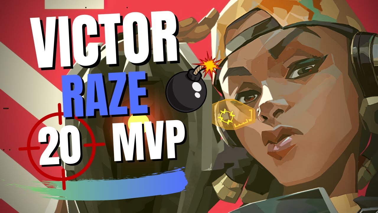 EZ WIN MVP RAZE GAMEPLAY BY NV VICTOR ON ASCENT | VALORANT - YouTube