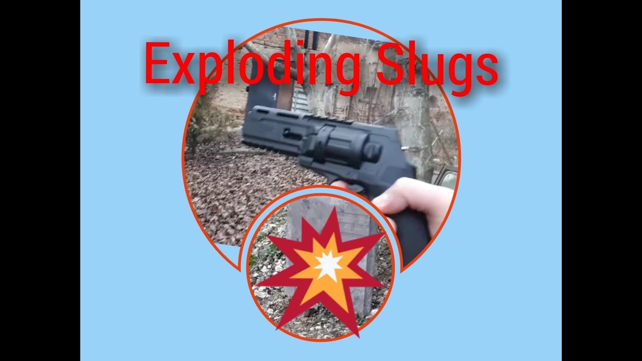 Making and Shooting Exploding💥 Slugs HDR 50 T4E - YouTube