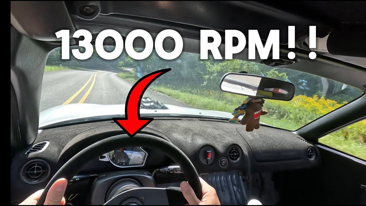 Motorcycle swapped Miata INSANE POV driving - YouTube