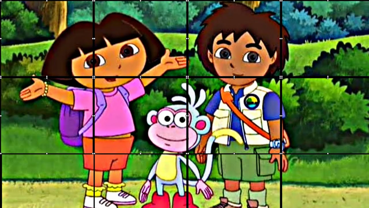 PUZZLE Games For Kids DORA THE EXPLORER & DIEGO #puzzleforchildren # ...