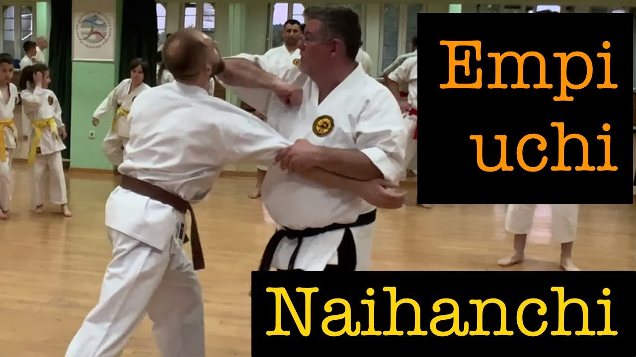 Naihanchi kata empi uchi bunkai application - YouTube