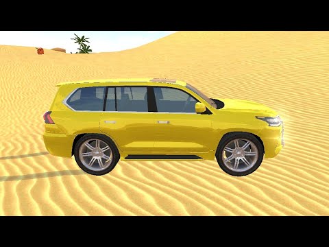 YELLOW LX 570, OFF ROAD LX 570. SAND & CARTOON. HD & 3D. LEXUS 570 ...