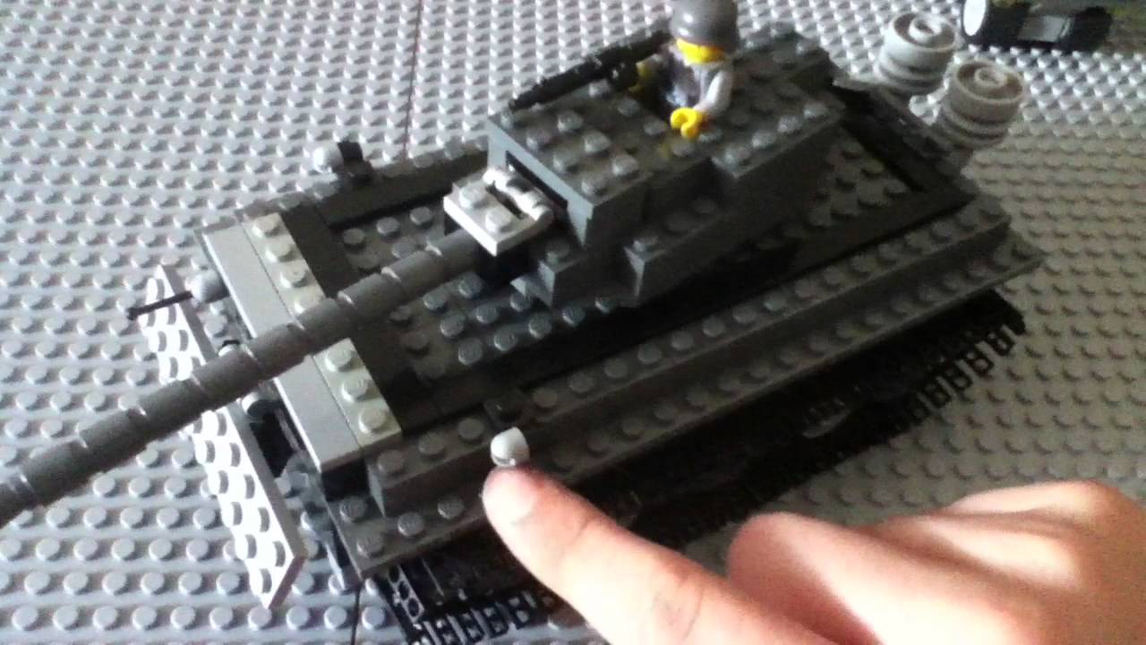 Lego Militär WW2 Panzerkampfwagen VI "Tiger" Showcase - YouTube