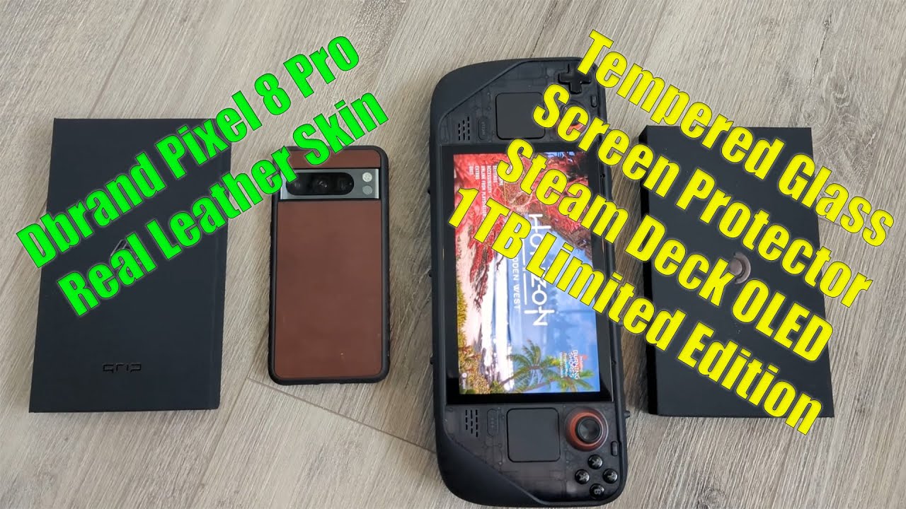 Dbrand Grip Case, Leather Skin, and Tempered Glass Screen Protector # ...