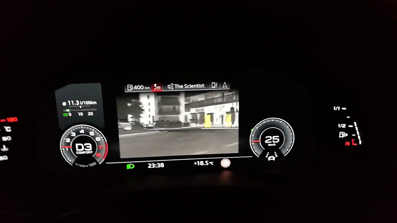 Audi A7 Night vision - YouTube