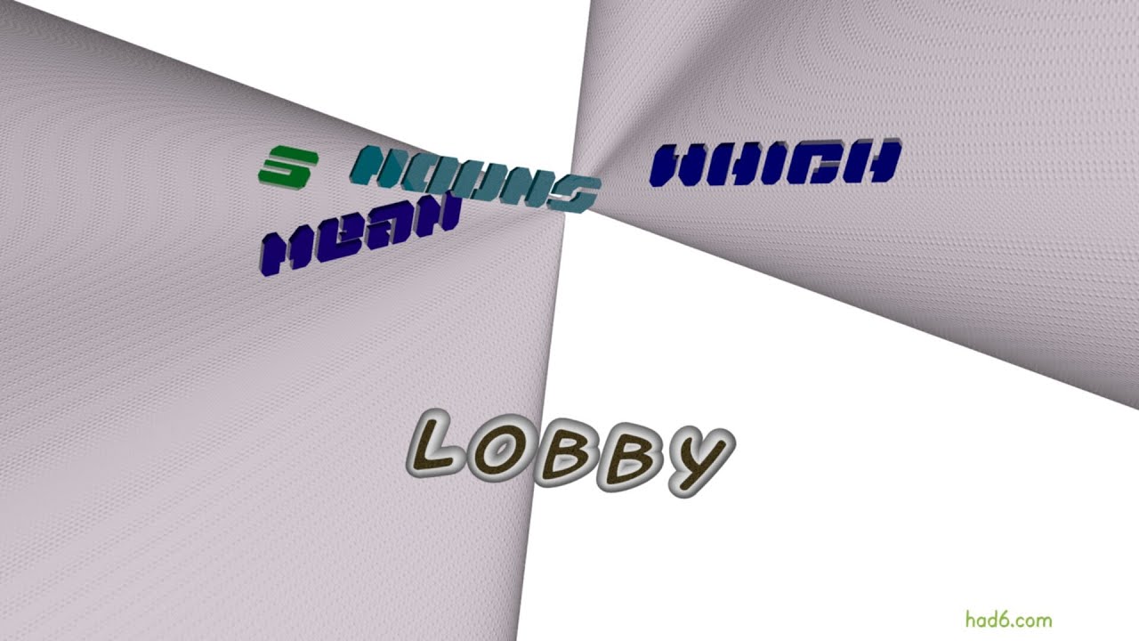 lobby - 6 nouns having the meaning of lobby (sentence examples) - YouTube