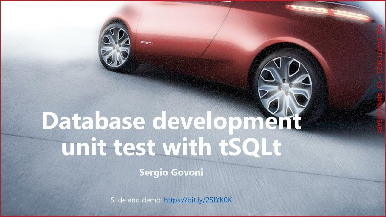 Database development unit test with tSQLt - YouTube