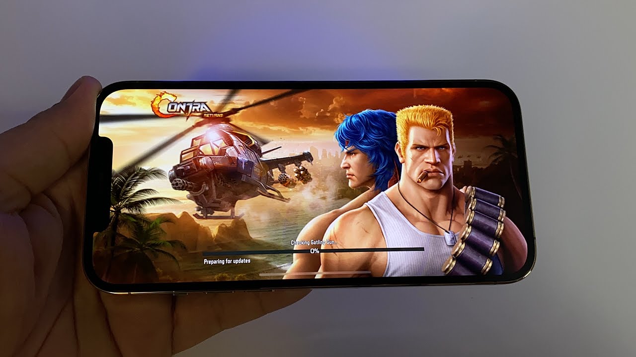 Contra Returns 2021 | iPhone 12 Pro Max gameplay - YouTube