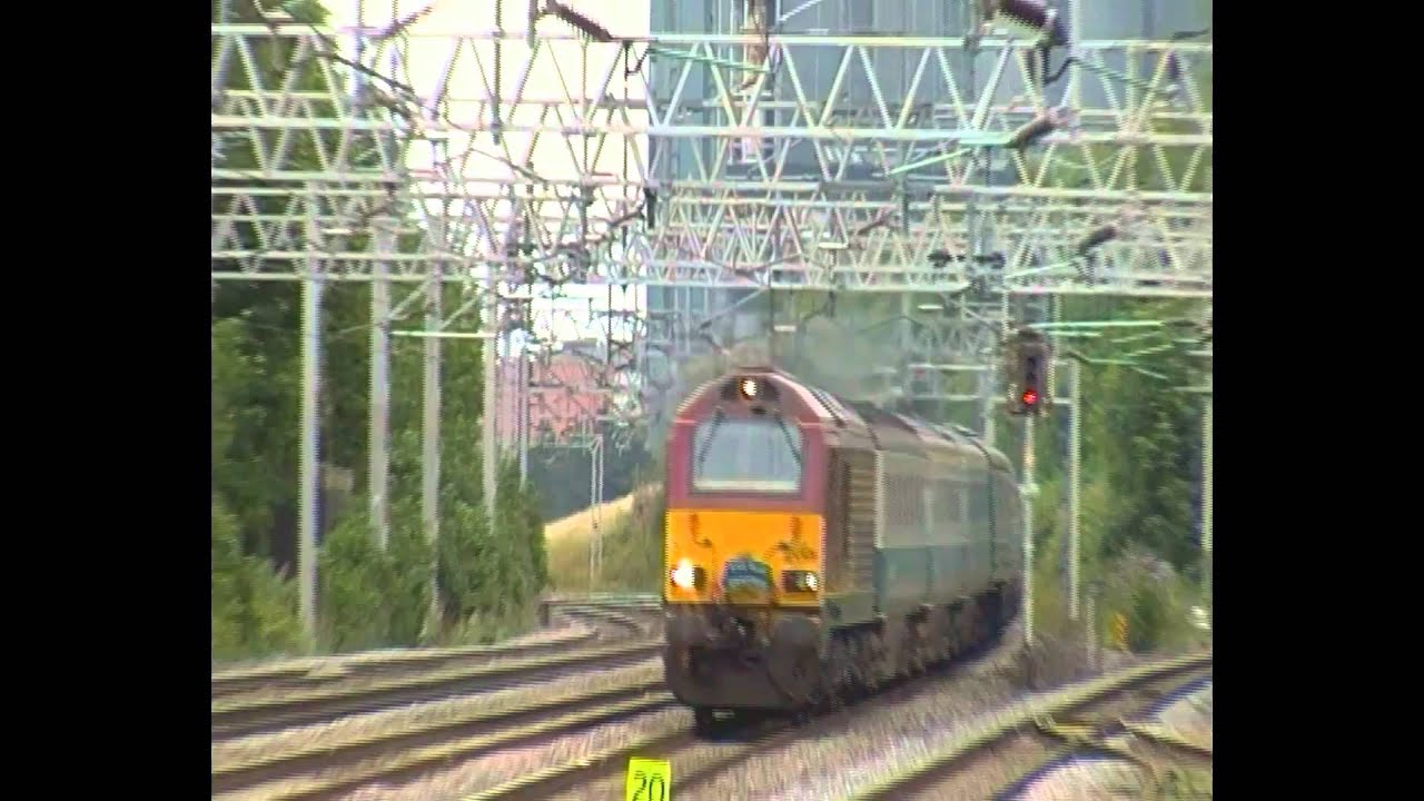DBS Class 67, 67028 & 67019, 1Z73 Passing Rugeley Trent Valley (20th ...