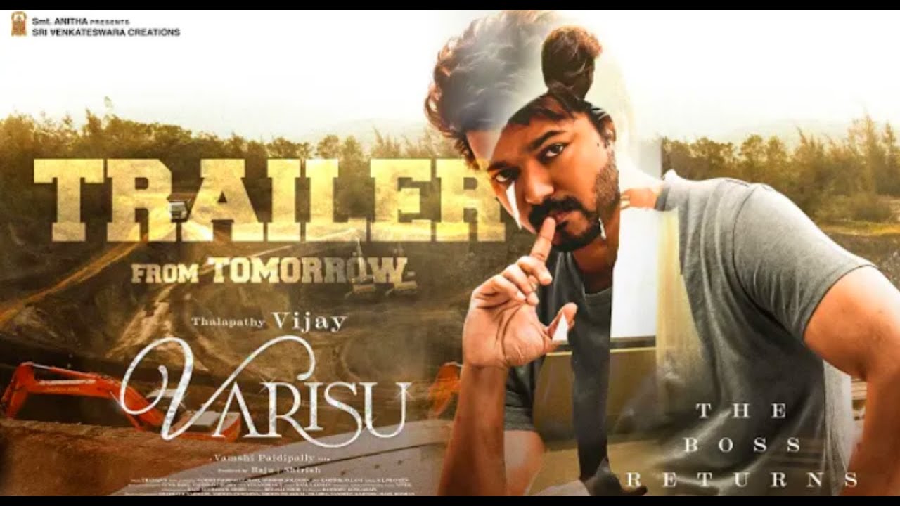 Varisu Official Trailer | Thalapathy Vijay | Varisu | Trailer | Release ...