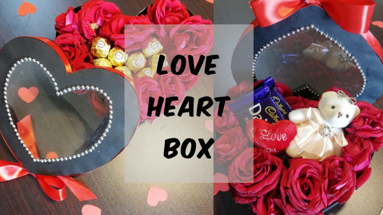 love heart box|Valentine's day gift|how to make heart shape gift box ...