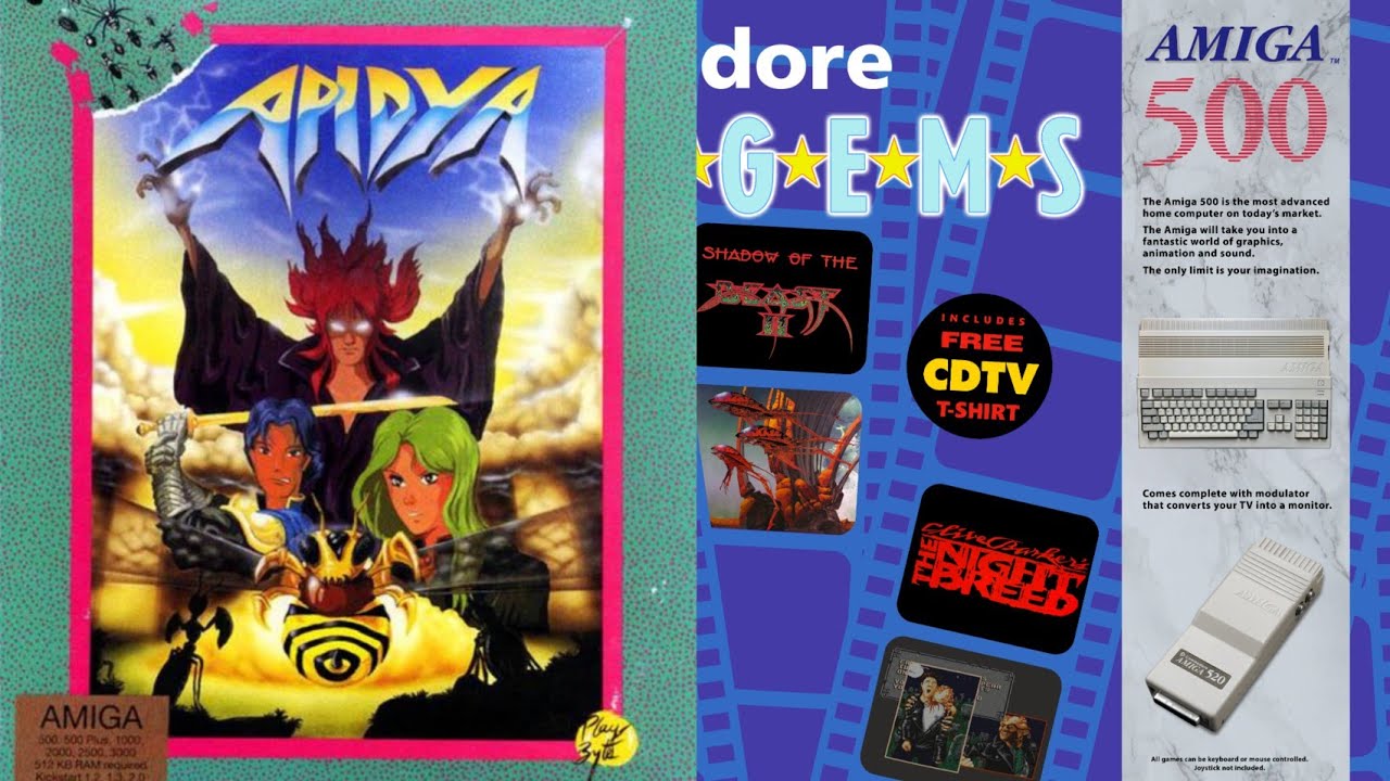 Apidya (Amiga) Published By Blue Byte 1992 - YouTube