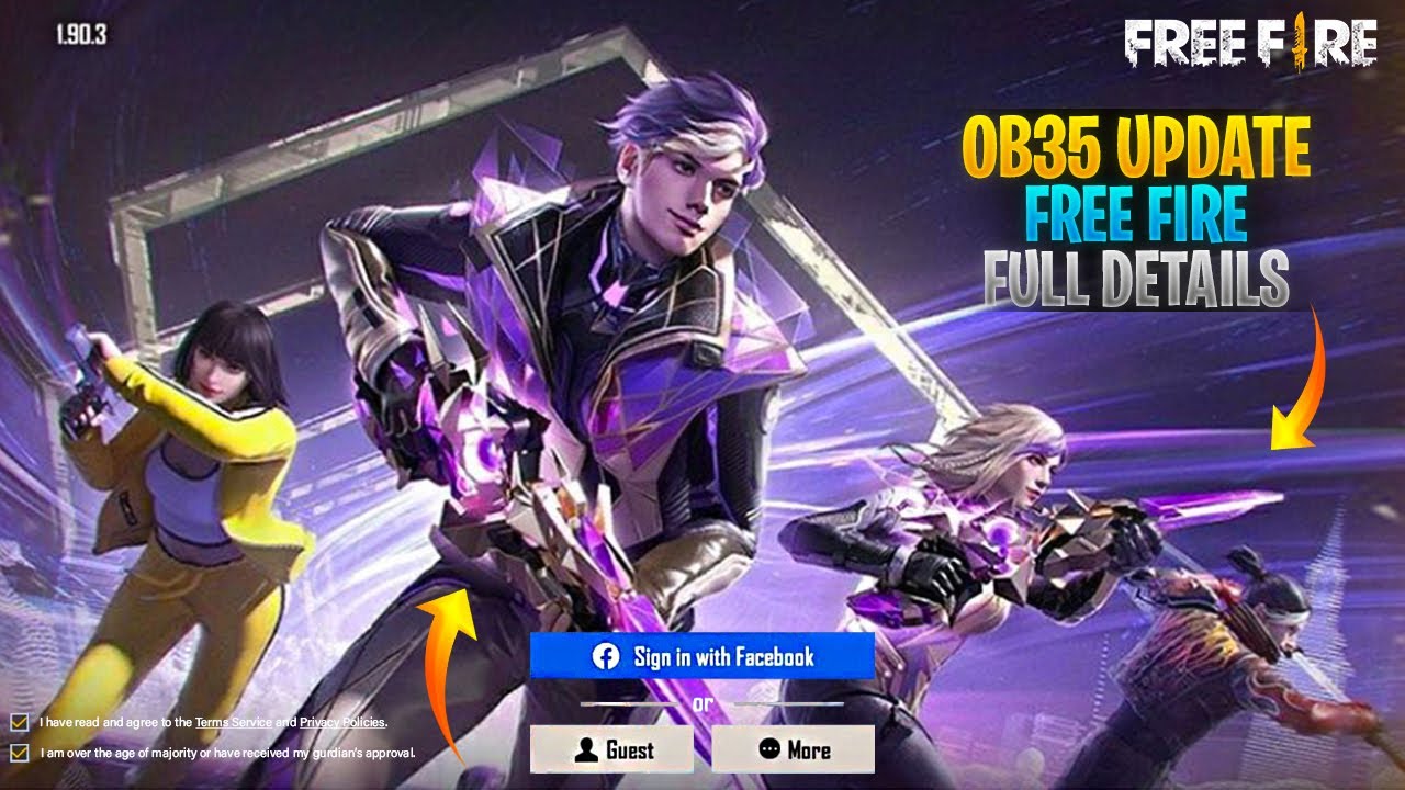 Free Fire Ob35 Update Full Details 20 July New Update Free Fire Ff