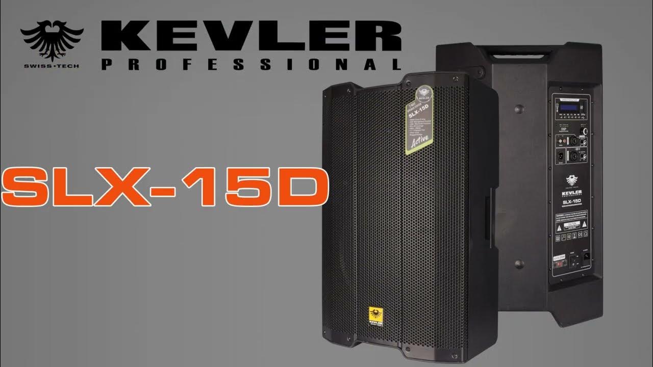 KEVLER SLX-15D 15" ACTIVE SPEAKER W/ DSP - YouTube