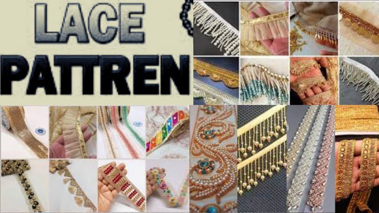 mix lace new designing/brother lace and cloth - YouTube